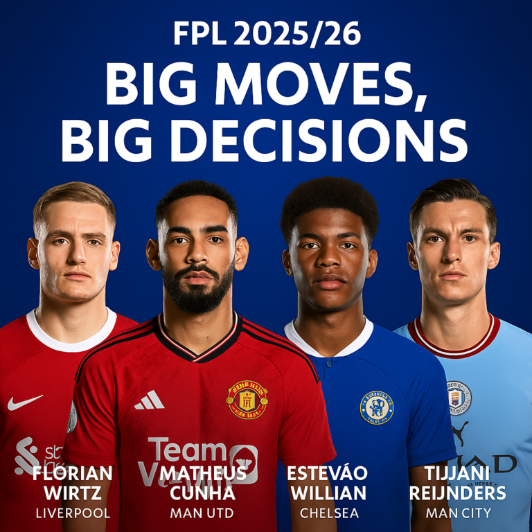 FPL 2025/26: Big Moves, Big Decisions - FPL Stats